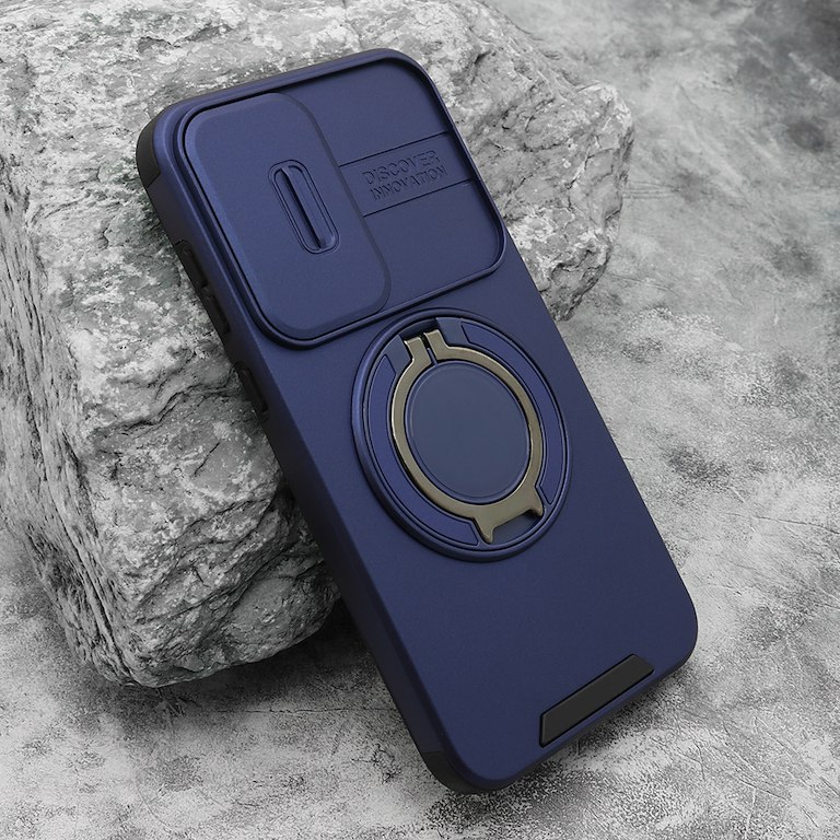 Zastitna maska (futrola) DEFENDER CAMSHIELD - Samsung A556 Galaxy A55 5G plava (MS)