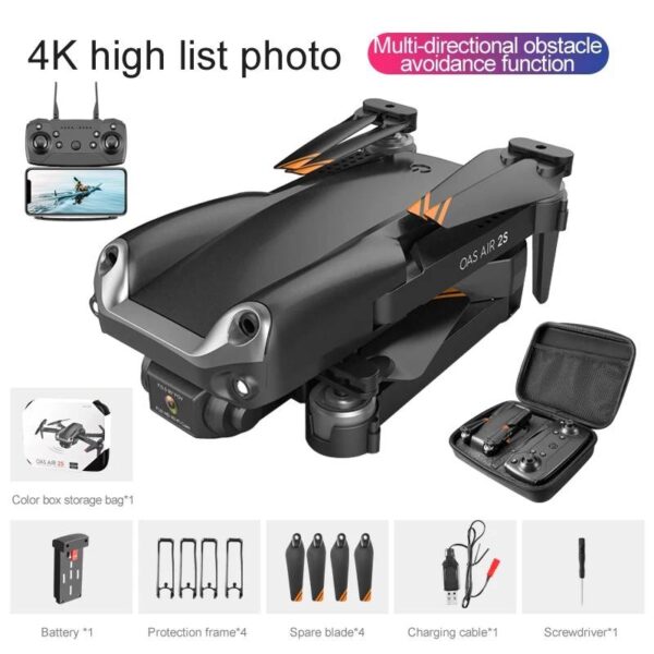 Dron sa 2 kamere/4K/HD/2,4G/WF model S2 – Dron sa 2 kamere/4K/HD/2,4G/WF model S2