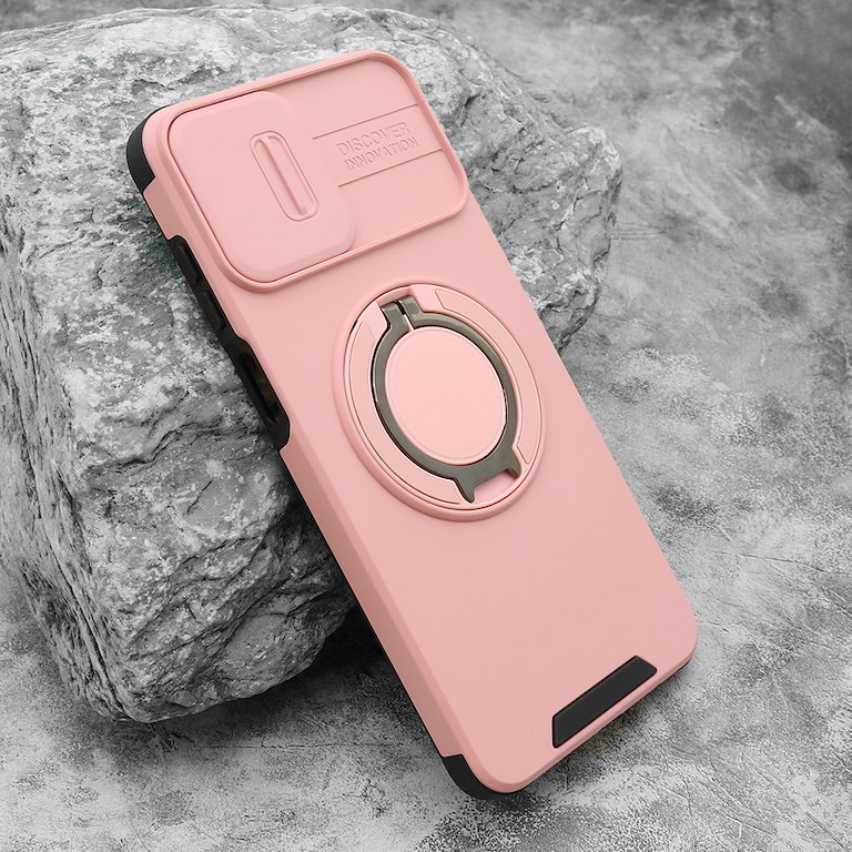 Zastitna maska (futrola) DEFENDER CAMSHIELD - Samsung A075F Galaxy A07 roze (MS)