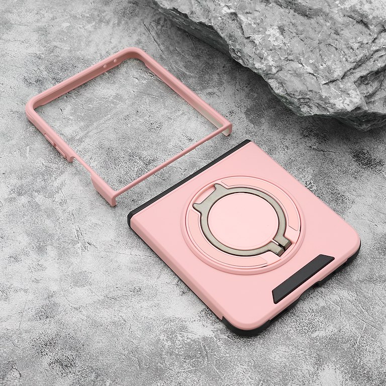 Zastitna maska (futrola) DEFENDER CAMSHIELD - Samsung F751B Galaxy Z Flip 7 5G roze (MS)