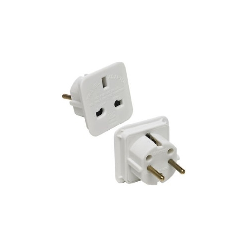 Adapter Euro utikač - UK utičnica bela