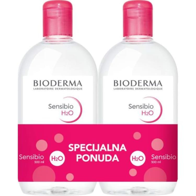 Bioderma Sensibio micelarni rastvor 500ml+500ml