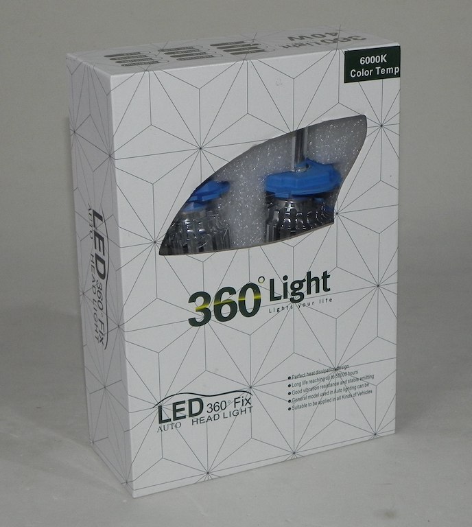 LED farovi za auto H4 6000K 40W