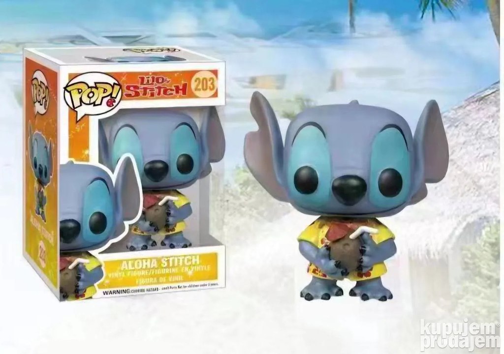 Lilo-Stitch funko pop! stitch sa kokosom