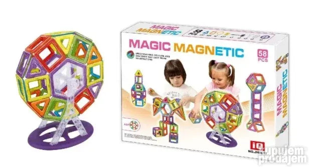 Magicni Magneti 3D 58 Delova