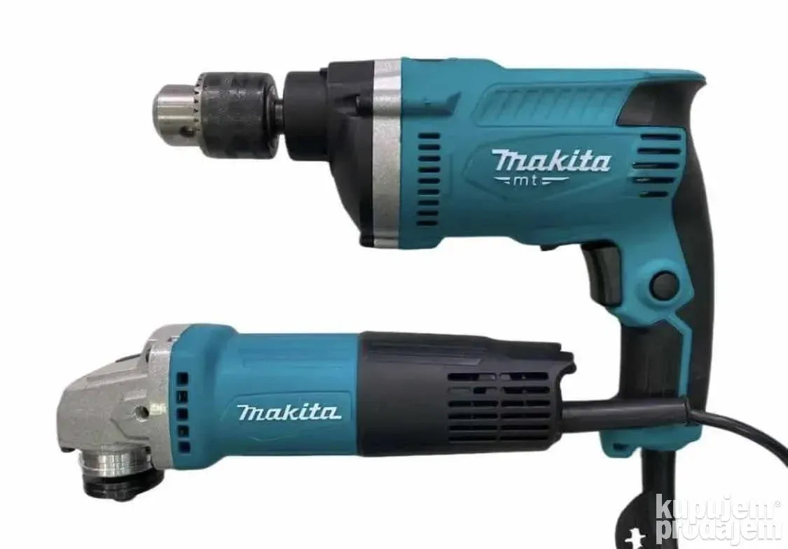 Makita set elektricna brusilica i bušilica