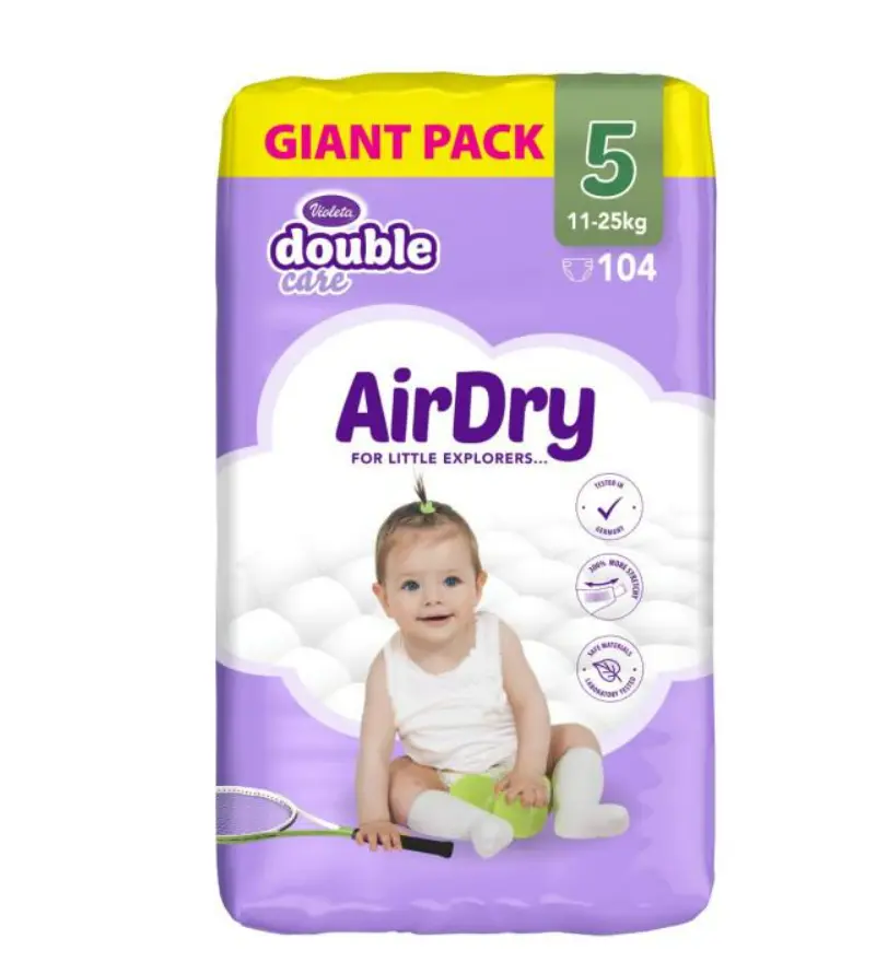 Violeta pelene DC Air Dry GP, 5, 11-25kg, 104 komada
