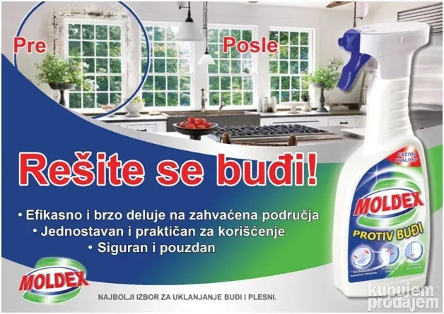 Moldex sredstvo protiv buđi 500ml 1+1 Gratiss -Novo –