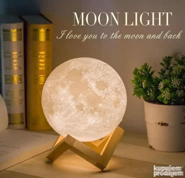Moon lamp- 3D Mesec lampa – Mesec lampa