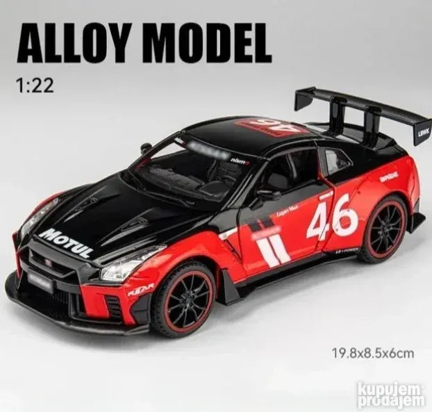 Nissan GT 46 sa crvenim detaljima 1:22