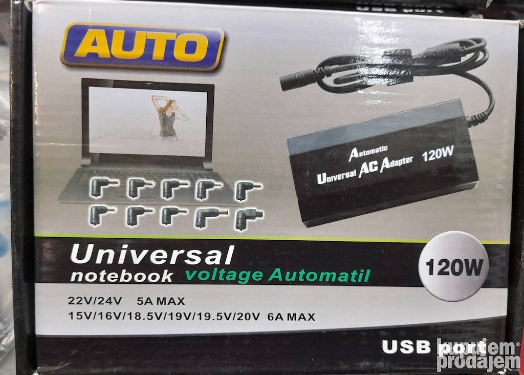 NOVO! Adapter univerzalni 120w
