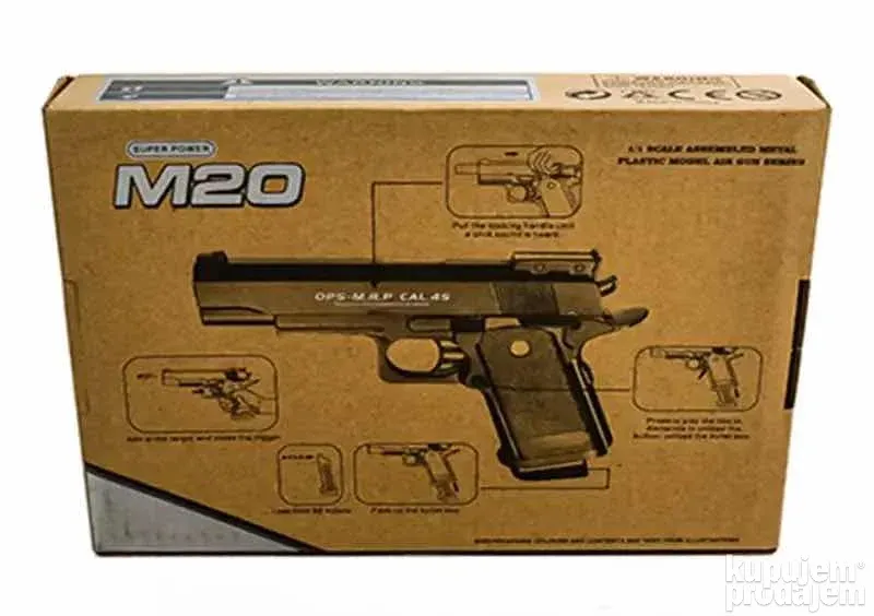 NOVO! Airsoft pistolj M20