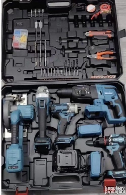 NOVO! Aku set 5u1 MAKITA aku set hilti, aku srafilica, aku odvijac