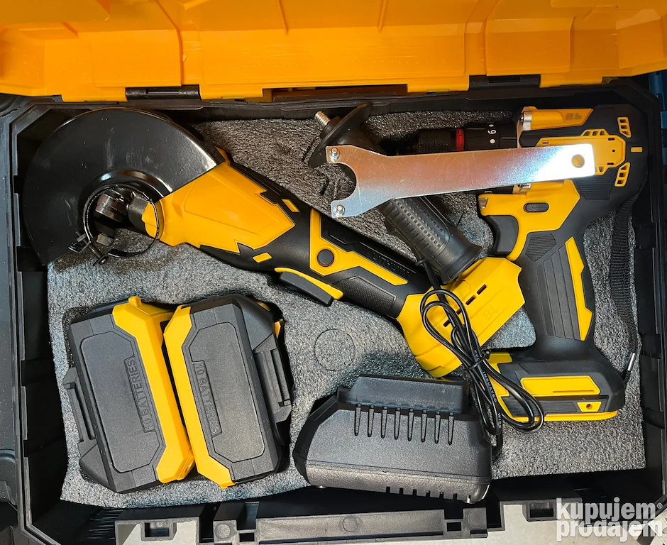 NOVO! Aku set Dewalt 2/1 Aku brusilica i aku srafilica 128V