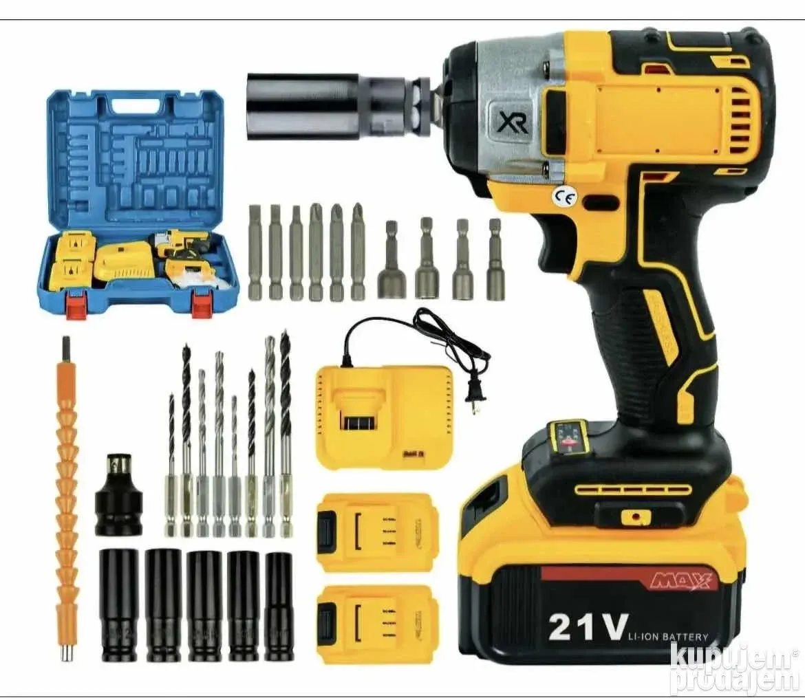 NOVO! aku udarni odvijač set DEWALT 168v dve baterije