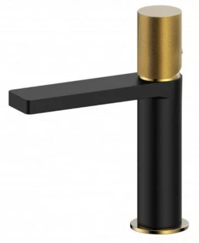 BATERIJA ZA LAVABO COPEN NOOK GRIP MAT CRNA/BRUŠENO ZLATO