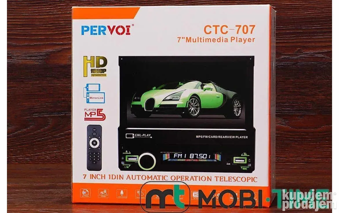 NOVO! Android multimedija za auto sa ekranom za izvlacenje CTC 707