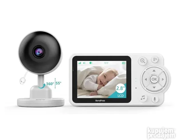 NOVO! Baby kamera Bebi monitor Video nadzor za bebe Bebi alarm