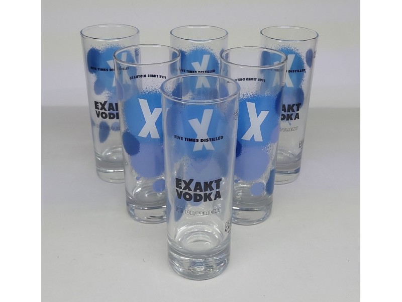 Exakt Vodka čaše - set 6 kom
