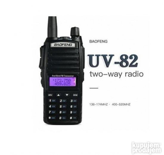 NOVO! BAOFENG UV 82 Dual Band-radio stanica NOVO ORIGINAL uv82