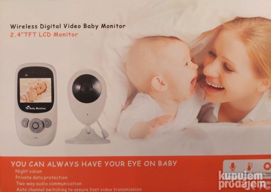 NOVO! Bebi monitor Wifi – HD kamera nadzor beba i dece Baby alarm