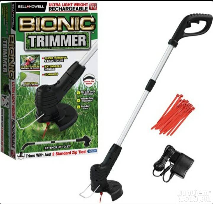 NOVO! Bionic trimer – trimer za travu na punjenje – mali trimer