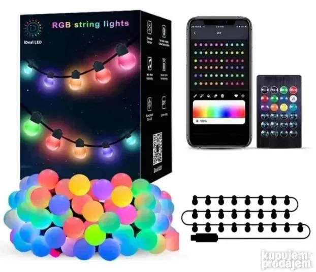 NOVO! Dekorativne Lampe USB Lampe RGB Lampe 10m
