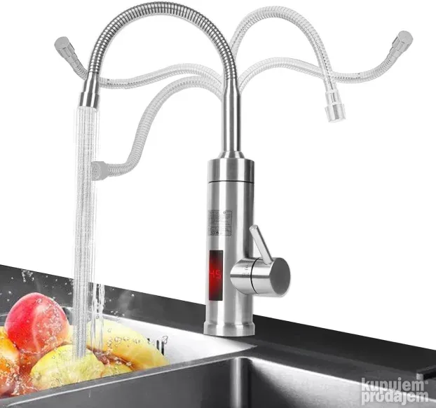 NOVO! Delimano replika inox cesma za sudoperu flexi slavina bojler