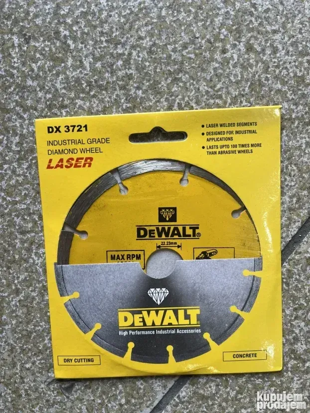 NOVO! DeWALT dijamant, Brusne ploce 22.2mm 125mm