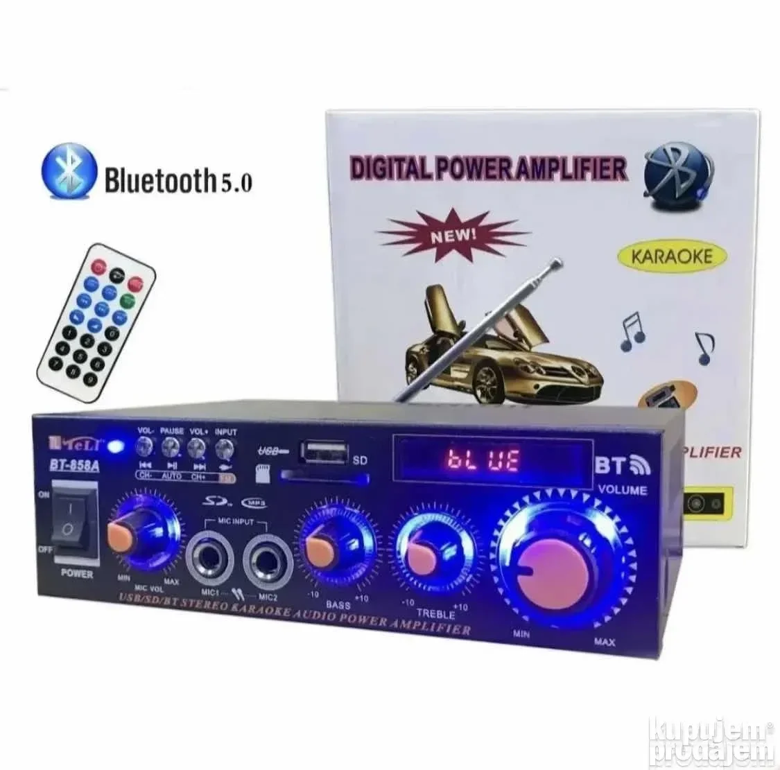 NOVO! digitalno pojačalo resiver BT-8588A