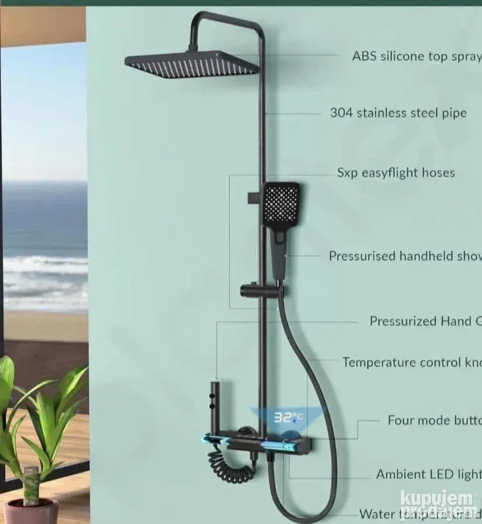 NOVO! Digitalni usponski tuš -digitalni tuš smart tuš usponski tus