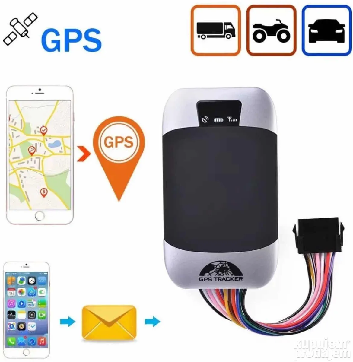 NOVO! GPS Tragač Traker za vozila GPS