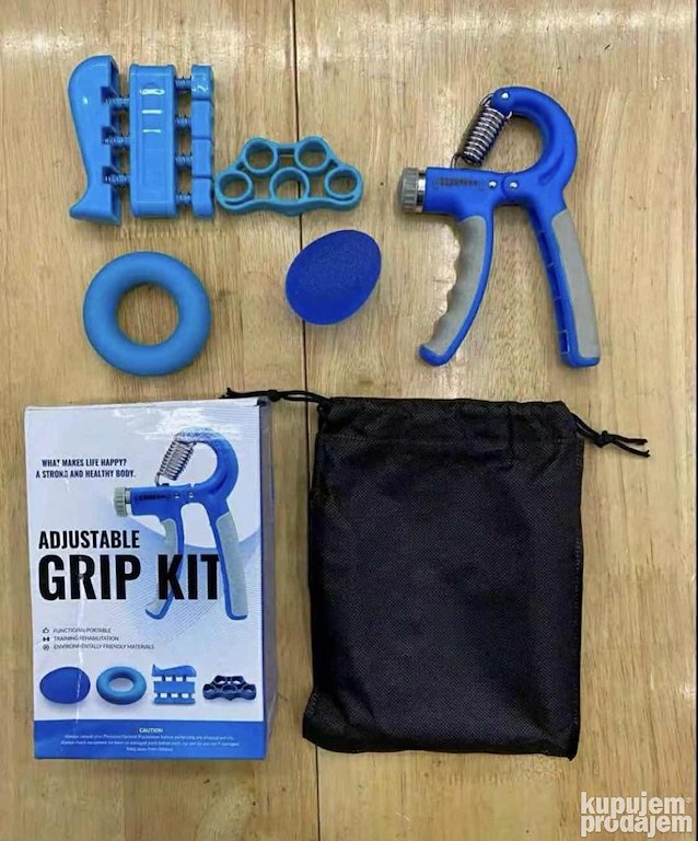 NOVO! grip za vežbanje ruku podlaktice opruga stiskavac 5 u 1 set