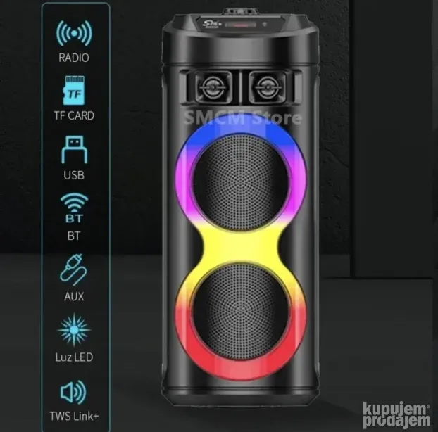 NOVO! Karaoke zvucnik Bluetooth Zvucnik za Karaoke