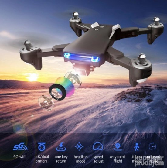 NOVO! KK7 Dron – 5G GPS Ziroskop VR HD dual camera