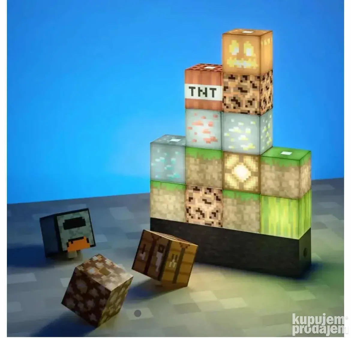NOVO! Kocke MineCraft Svetlece Kocke Lampa Kocke