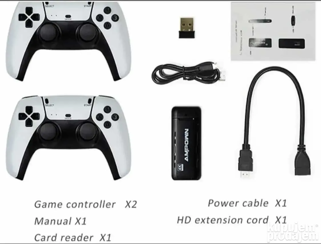 NOVO! konzola retro konzola sa igricama 4K ULTRA 2,4G NOVO