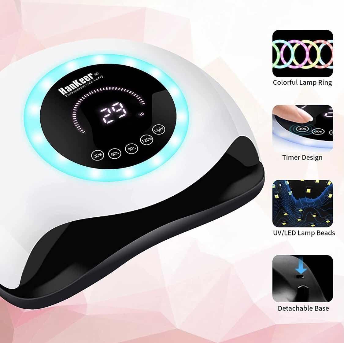 NOVO! Lampa za nokte profesional nail lamp V-6- 168W