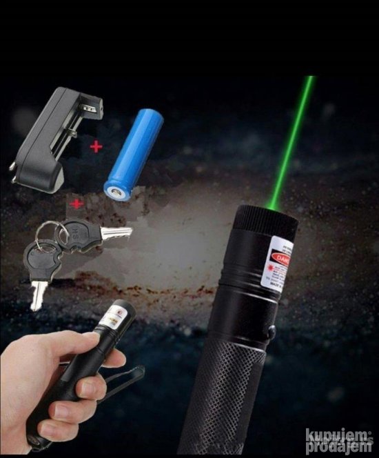 NOVO! Laser pointer – Najjaci model 1000 mw zeleni laser