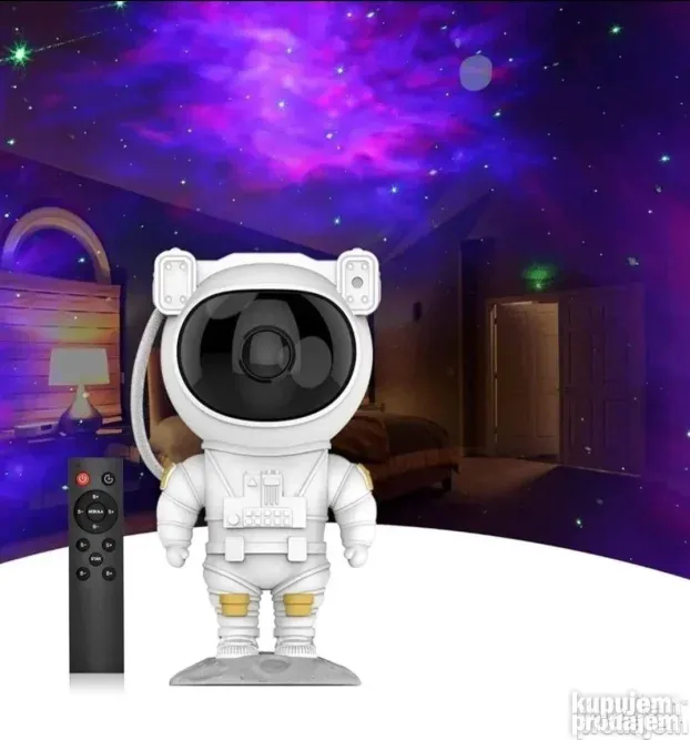 NOVO! Led Projektor Astronaut zvezdano nebo Led