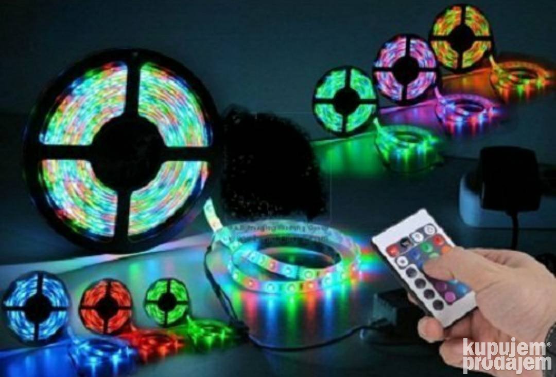 NOVO! LED traka 5m – RGB traka 5m – šarena