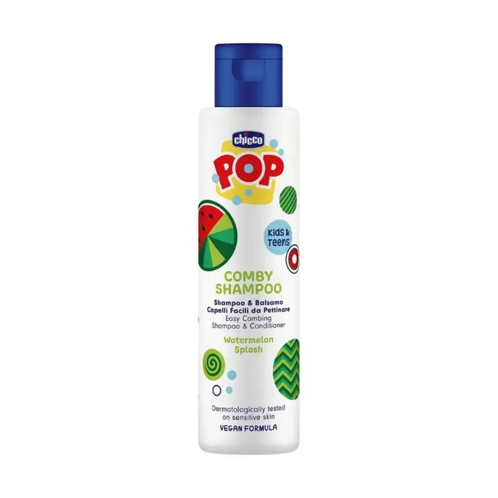 Chicco Šampon i regenerator Pop, 2u1, Jagoda, 250ml