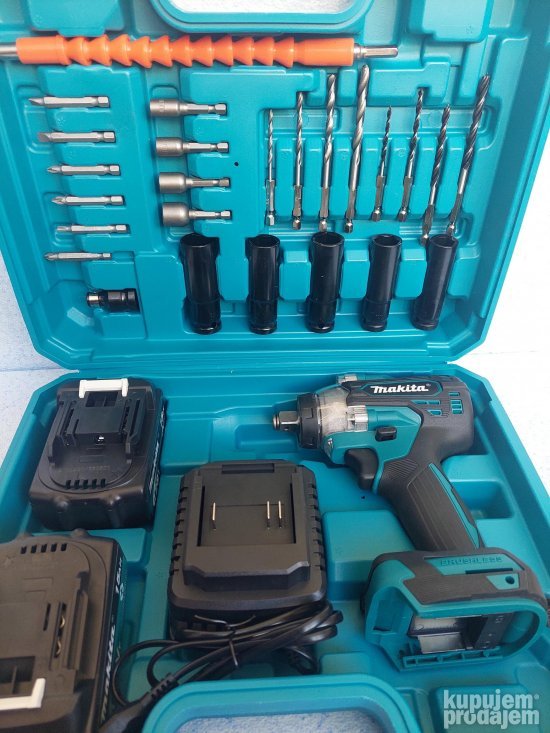 NOVO! Makita Aku udarni odvijac pistolj 128V set 2 bat i alat