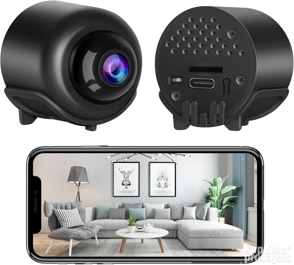 NOVO! Mini Wifi kamera X5