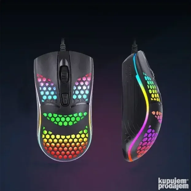NOVO! Mis za komp Gaming mis za racunar Svetleci Mis rgb Mouse