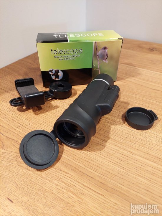 NOVO! Monokular 10×42 telescope durbin teleskop