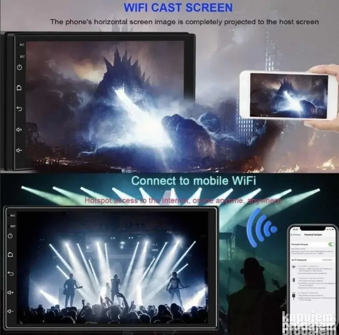 NOVO! multimedija za auto android multimedija CTC-7801N