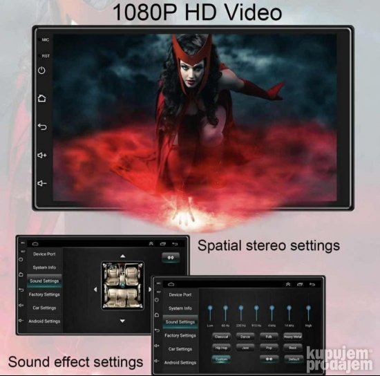NOVO! multimedija za auto sa navigacijom 7″ – GPS navigacija andr