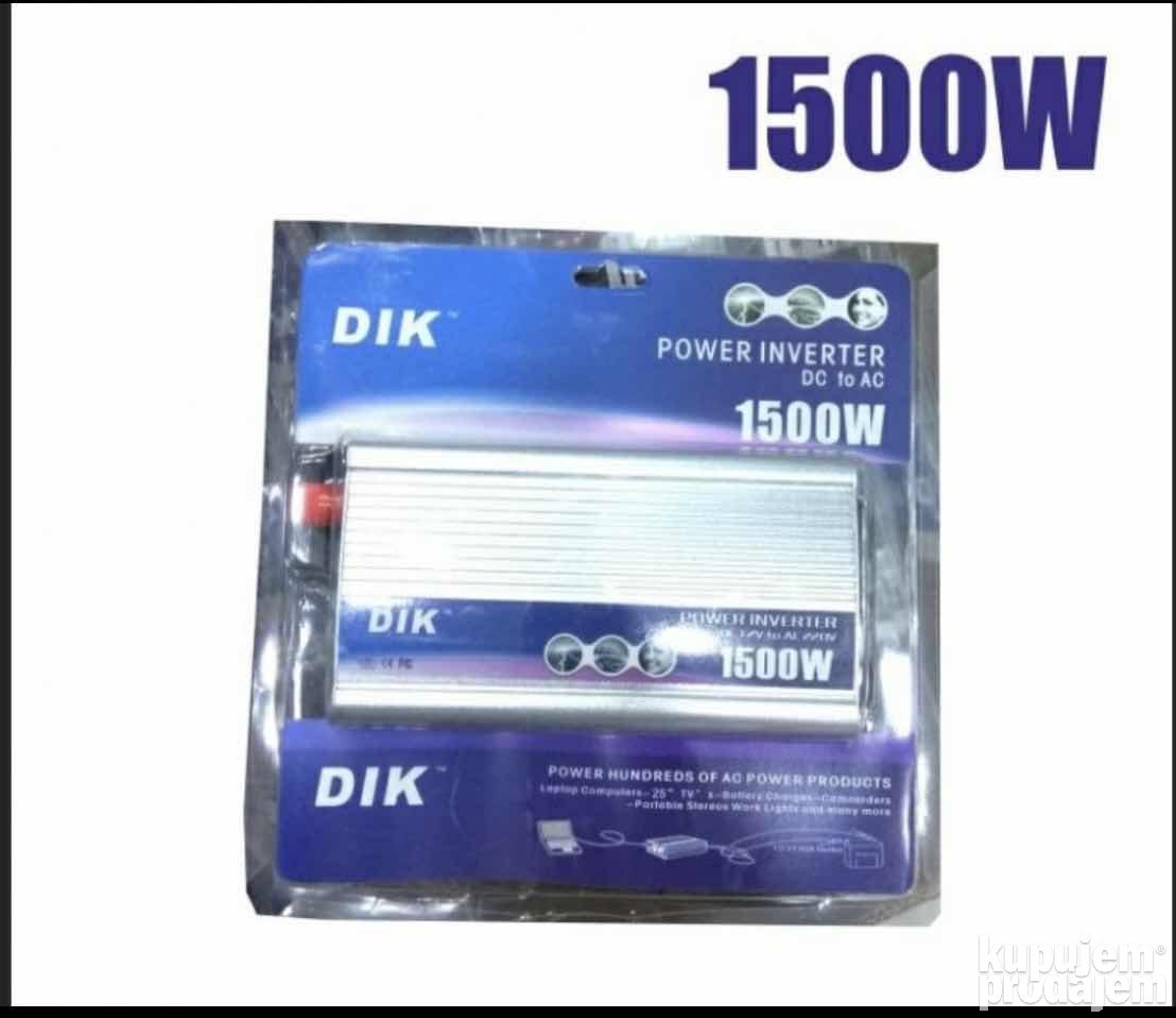 NOVO! pretvarač napona – power inverter -sa 12v na 220v 1500w