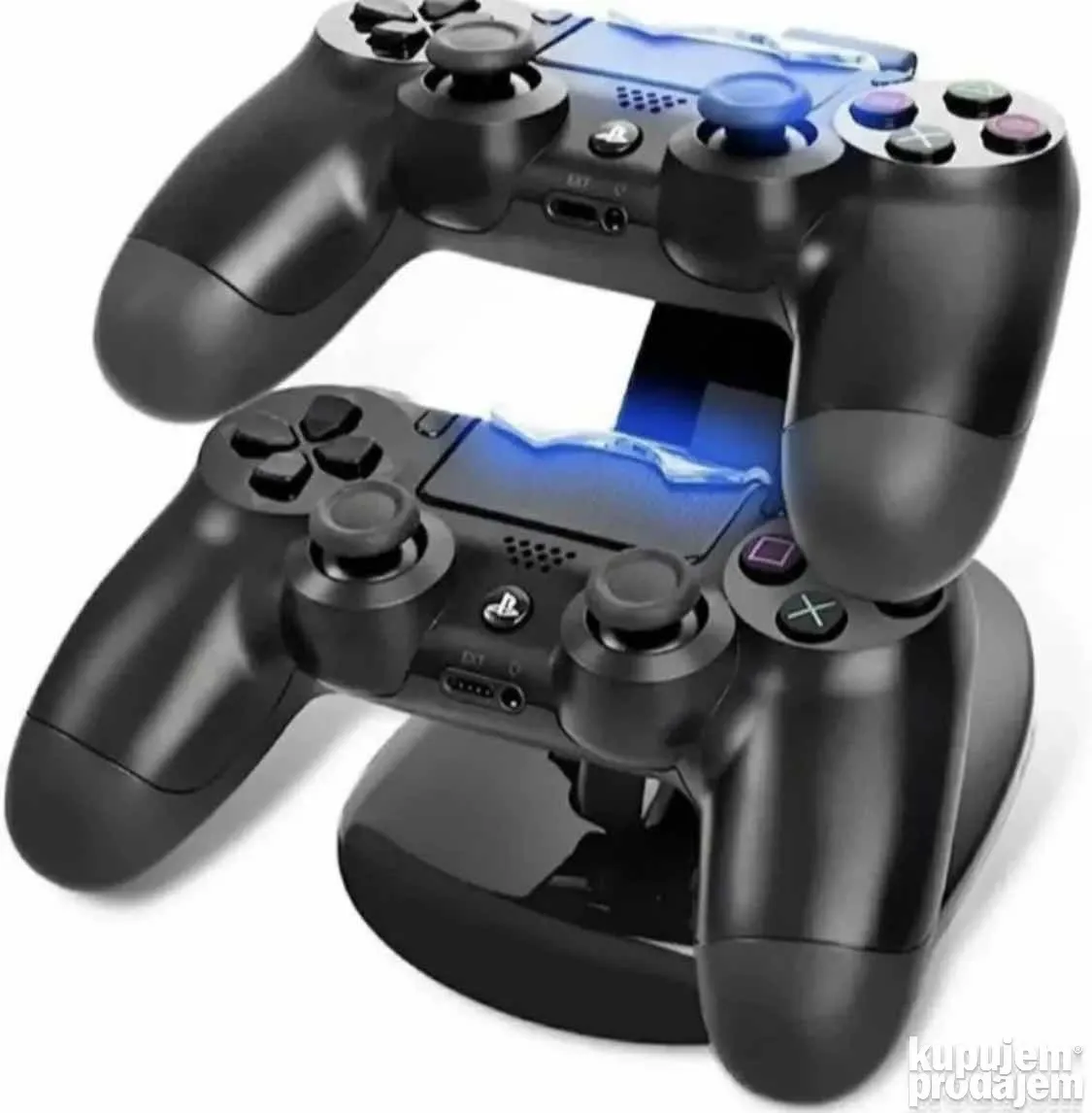 NOVO! punjač i držač za dva džojstik za PS4